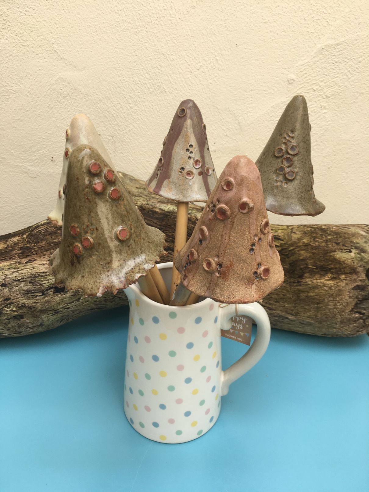 John Hilder Toadstools on Sticks – Coastal Craft Collective