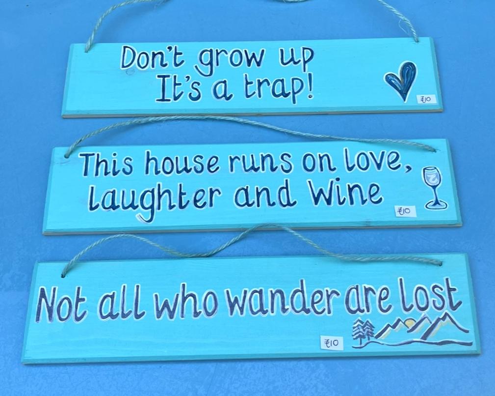 Rosey Reed Handmade Wooden Signs – Coastal Craft Collective