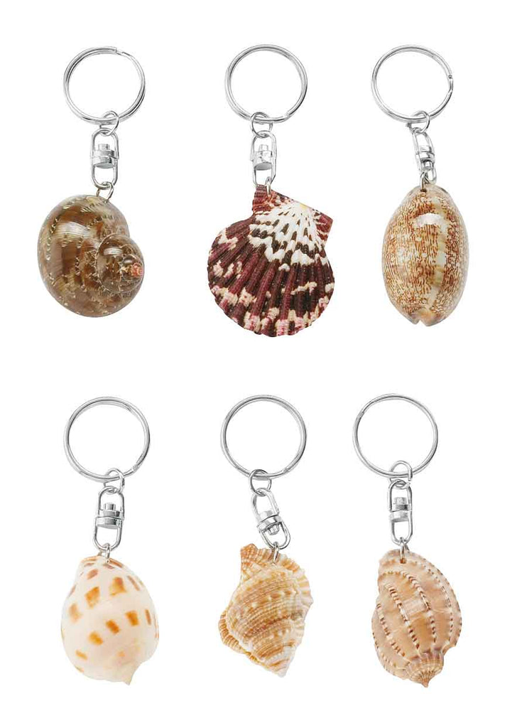 Shell Keyrings – Coastal Craft Collective